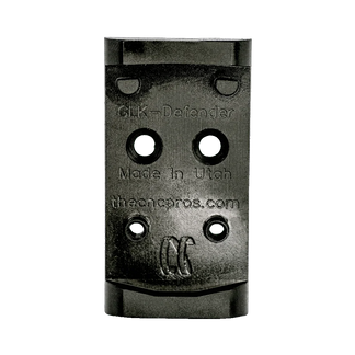 Steel Red Dot Plate for Glock MOS To Shield RMSc/Vortex Defender CCW/E